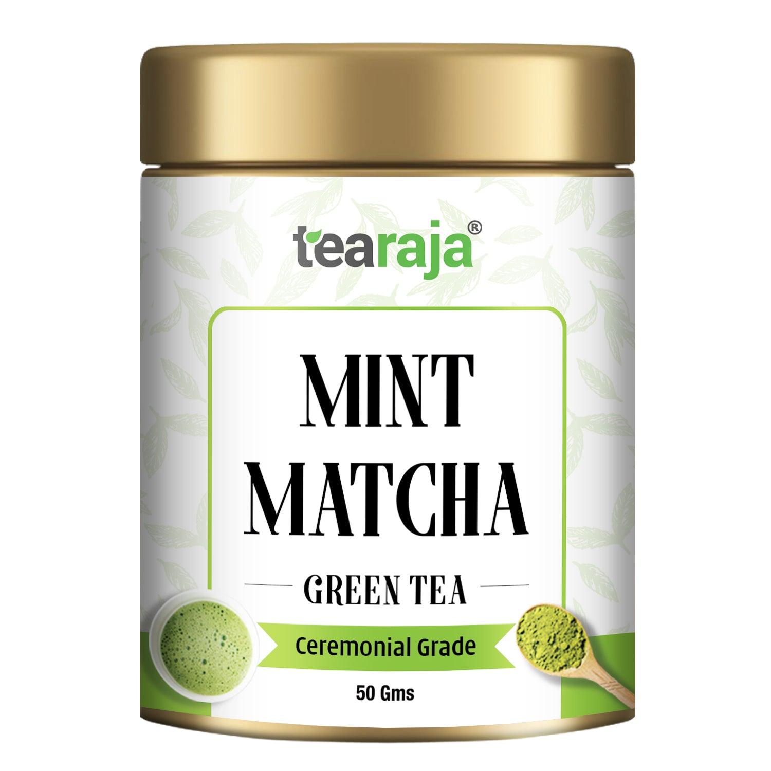 Organic Mint Matcha Green Tea – Tearaja