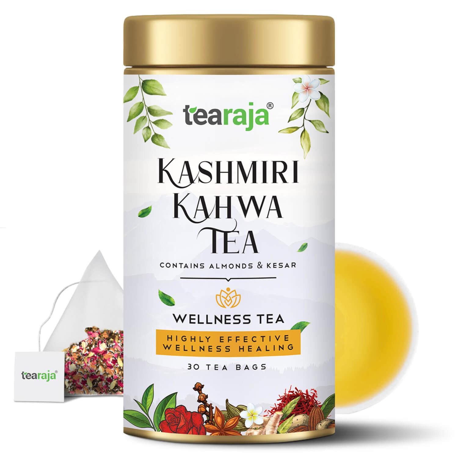 Kashmiri Kahwa Green Tea 30 Teabags – Tearaja