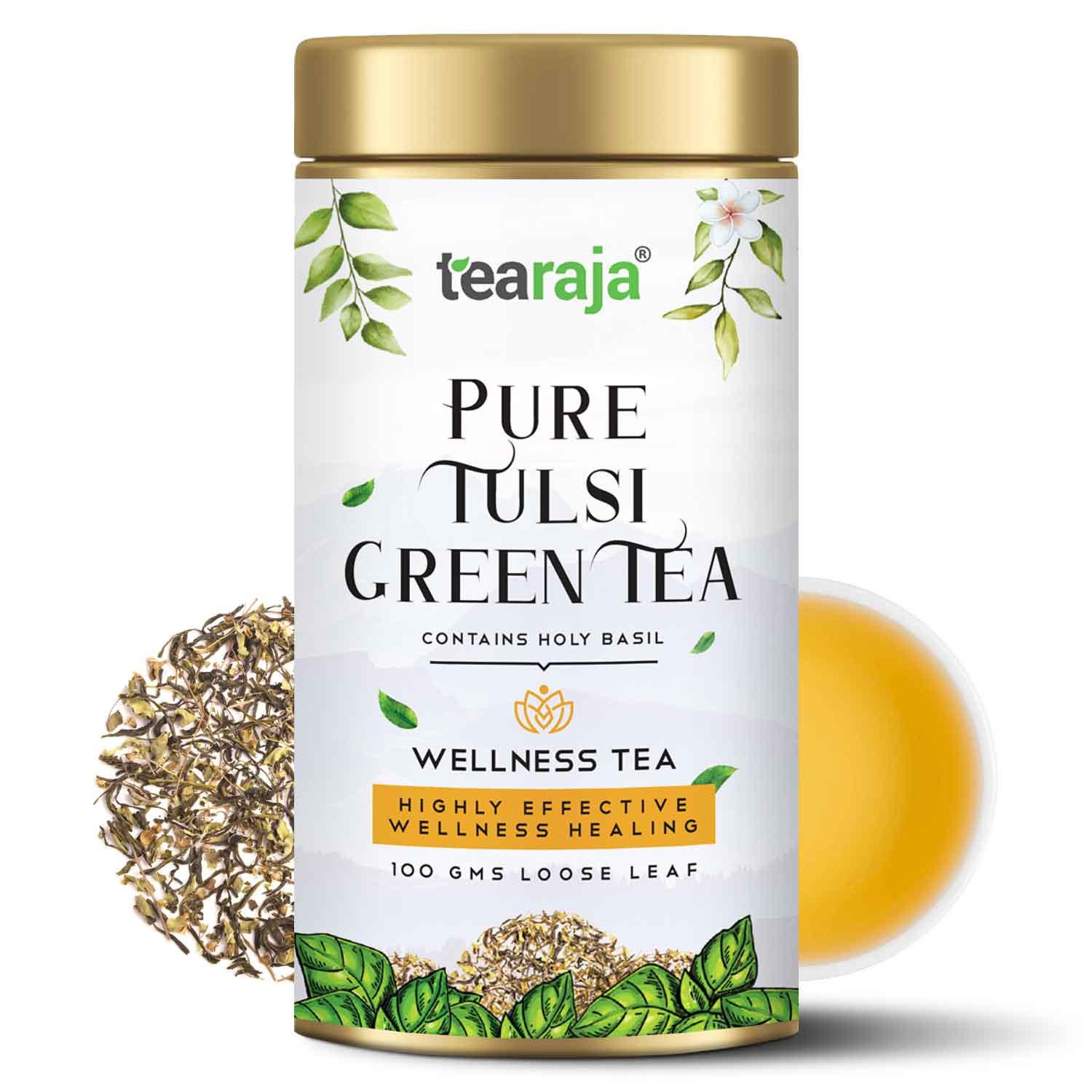 Pure Tulsi Green Tea – Tearaja